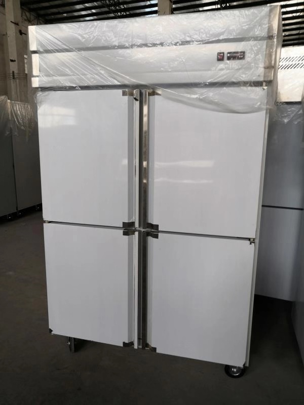Practical Stainless Steel 500L Fridge Freezer , Soundless Commercial ...